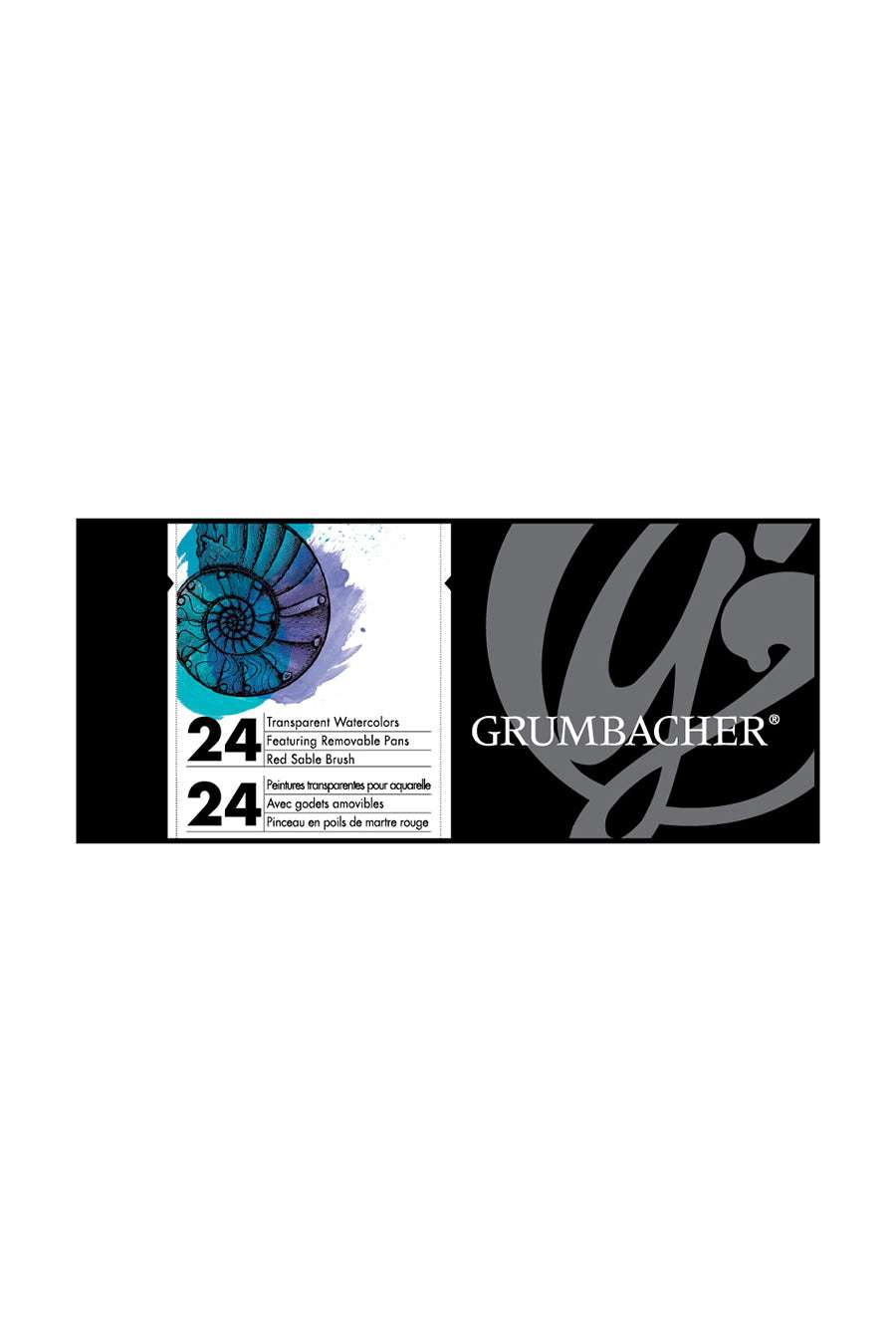 Grumbacher® Transparent Watercolors, 24 Pans - Grumbacher Art